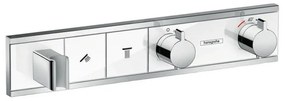 Hansgrohe RainSelect, termostatická sprchová baterie pod omítku, na 2 výstupy, bílá/chromová, 15355400