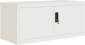 Kartotéka bílá 90 x 40 x 240 cm ocel 3188315