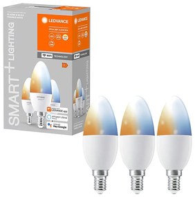 SADA 3x LED Stmívatelná žárovka SMART+ E14/5W/230V 2700K-6500K - Ledvance