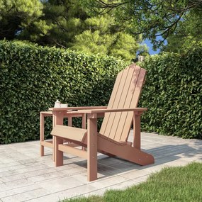 Zahradní křeslo Adirondack HDPE hnědé 318639