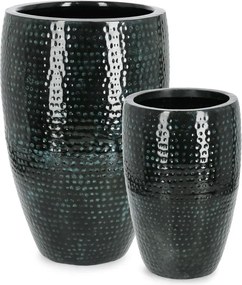 Kovové/smaltované ručně vyrobené květináče v sadě 2 ks ø 45 cm Nirad – Bizzotto