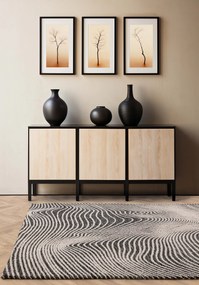 Tribeca Design Kusový koberec Arone Magnitude Black Rozměry: 200x290 cm