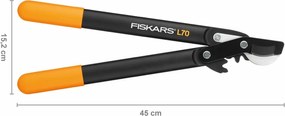 Nůžky FISKARS POWERGEAR S L70 na silné větve + převod 1002104