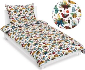 Bellatex Povlečení bavlněné Vánoce 140x200, 70x90 cm Vánoce