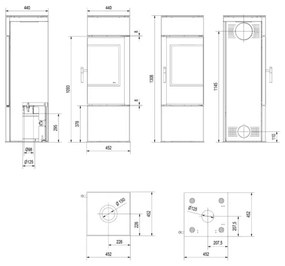 Krbová kamna KRATKI THOR krbová kamna