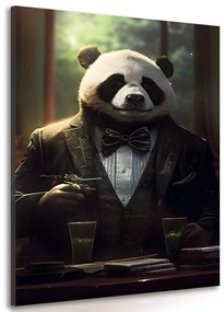 Obraz zvířecí gangster panda Varianta: 80x120