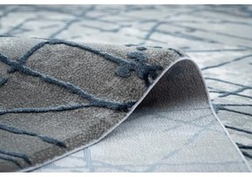Luxusní kusový koberec akryl Hary šedý 80x150cm