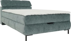 XXXLutz AMERICKÁ POSTEL, 120/200 cm, šalvějově zelená Xora - Postele s úložným prostorem - 000812009601