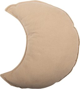 Béžový dekorativní polštář ve tvaru měsíčku Moon - 45*5*40 cm