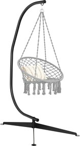 Costway 150 kg rám závěsného křesla rám závěsný rám křesla XXL 207 cm závěsný
