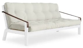 sofa POETRY by Karup - 100*200 cm white (bílá) + futon natural 701