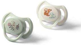 Dudlík silikonový, symertický tvar, 6-18m, 2 ks - So Cute