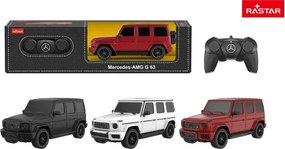 Model auta Mercedes-AMG G63 1:24 RASTAR na ovládání bílé