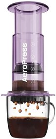 Ruční kávovar aeropress clear purple