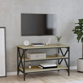 TV skříňka dub sonoma 80 x 40 x 50 cm kompozitní dřevo - Default Title