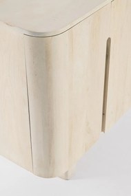 BIZZOTTO Dřevěný TV stolek SERAPIS 140x58 cm světlý 0747186