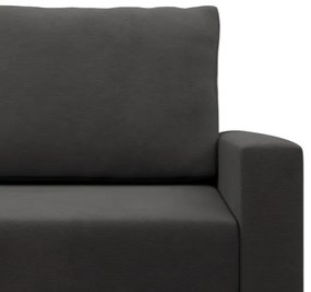 Třímístná rozkládací sedačka BLANK Comfort šedá