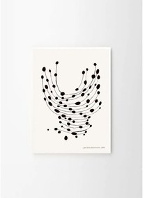 Plakát 30x40 cm Dancing Dots – Leise Dich Abrahamsen – The Poster Club