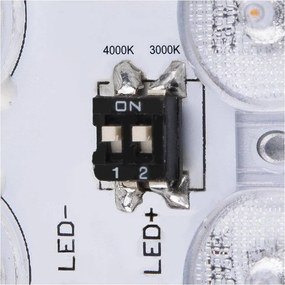 LA 1003452 AINOS SQUARE SENSOR Outdoor, nástěnné a stropní LED svítidlo, antracitové, spínač CCT 3000/4000K - BIG WHITE (SLV)