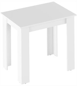 Jídelní stůl TARINIO 86x60 cm, bílý