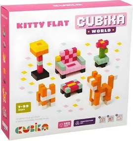 CUBIKA Mozaika Pixel Pokojík s kočičkou / 200 dílků 1x1 cm / od 7 let