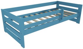 Vomaks Dětská postel DP 025 se zábranou Rozměr: 90 x 200 cm, Barva: barva modrá