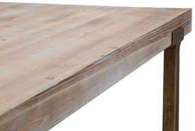 Designový jídelní stůl Nalanie 150 cm hnědý