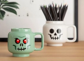 Zelený keramický dětský hrnek na latte 255 ml Skeleton – LEGO®