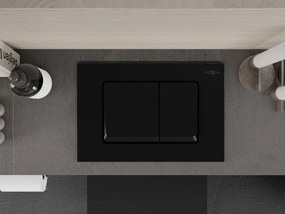 Mexen Fenix 10 XS splachovací tlačítko, černý matný - 601003