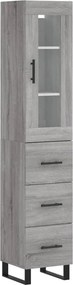 Skříň highboard šedá sonoma 34,5 x 34 x 180 cm kompozitní dřevo 3199263