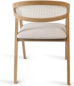 Murdia Jídelní židle FRAME CANE buk přírodní