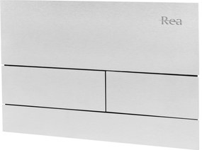 Rea Rea, Podomítkový WC systém K011A-Q + tlačítka T Brush Steel, KPL-E0057