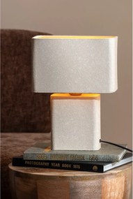 Béžová kovová stolní lampa (výška 33 cm) Boaz Recto – Leitmotiv