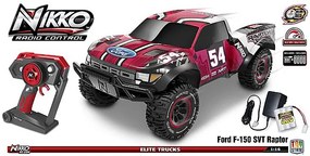 Nikko RC Model auta, Elite Trucks Ford F-150 Raptor, černo/červený