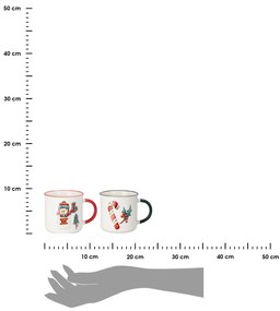 Porcelánový hrnek Christmas2 300 ml sada 2ks