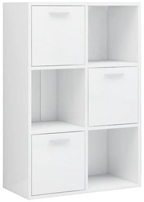 Petromila Úložná skříňka bílá vysoký lesk 60 x 29,5 x 90 cm dřevotříska