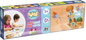 JIRI MODELS Puzzle naučné Roční období pro předškoláky 26 dílků 3