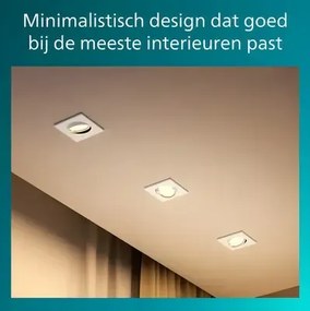 Philips Peridot bílá / Zápustné svítidlo / GU10 / max. 7 W / IP20