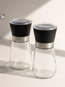 Sinsay - Sada mlýnků na koření 2 pack - černá