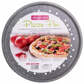 Forma na pečení pizzy 33*2.5cm mramorovaná