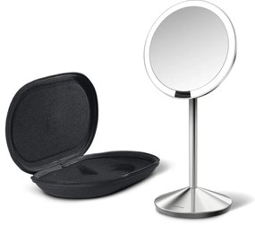 Kosmetické zvětšovací zrcadlo s osvětlením (10x) ø 12 cm Travel – simplehuman