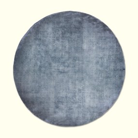 Koberec LINEN DARK BLUE - kulatý 250x250 cm