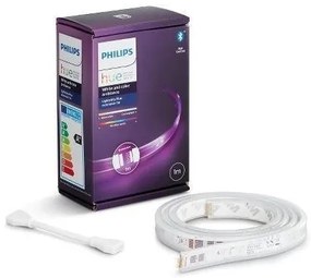 PH 8718699703448 Hue LED Pásek White and Color Ambiance 1m Lightstrips plus Philips BT 8718699703448 11W 800lm 2000-6500K RGB, bílý s konektorem a Bluetooth - PHILIPS (929002269201)
