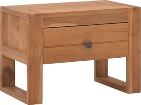 vidaXL Noční stolek 50 x 30 x 35 cm masivní teakové dřevo [326123]