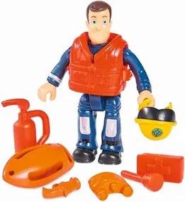 SIMBA Hasičské auto Hydrus / Hasič Sam / obojživelné vozidlo / s figur