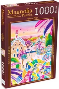 MAGNOLIA Puzzle Park Güell / 1000 dílků / 48 x 68 cm