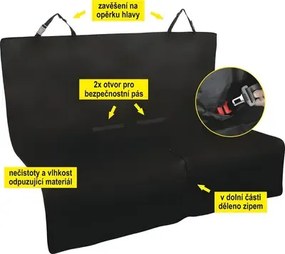 Compass Ochranná deka pro psa do vozidla / Deka / Zesílený materiál /