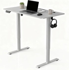 Juskys Elektricky výškově nastavitelný stůl Office Stand Barva: černá, Velikost: 140 × 60 cm