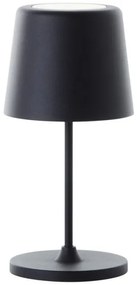 Brilliant G90939/76 Venkovní AKU stolní lampa KAAMI černá USB-A