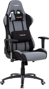 Herní křeslo E-racer IMPERIUM - šedá látka